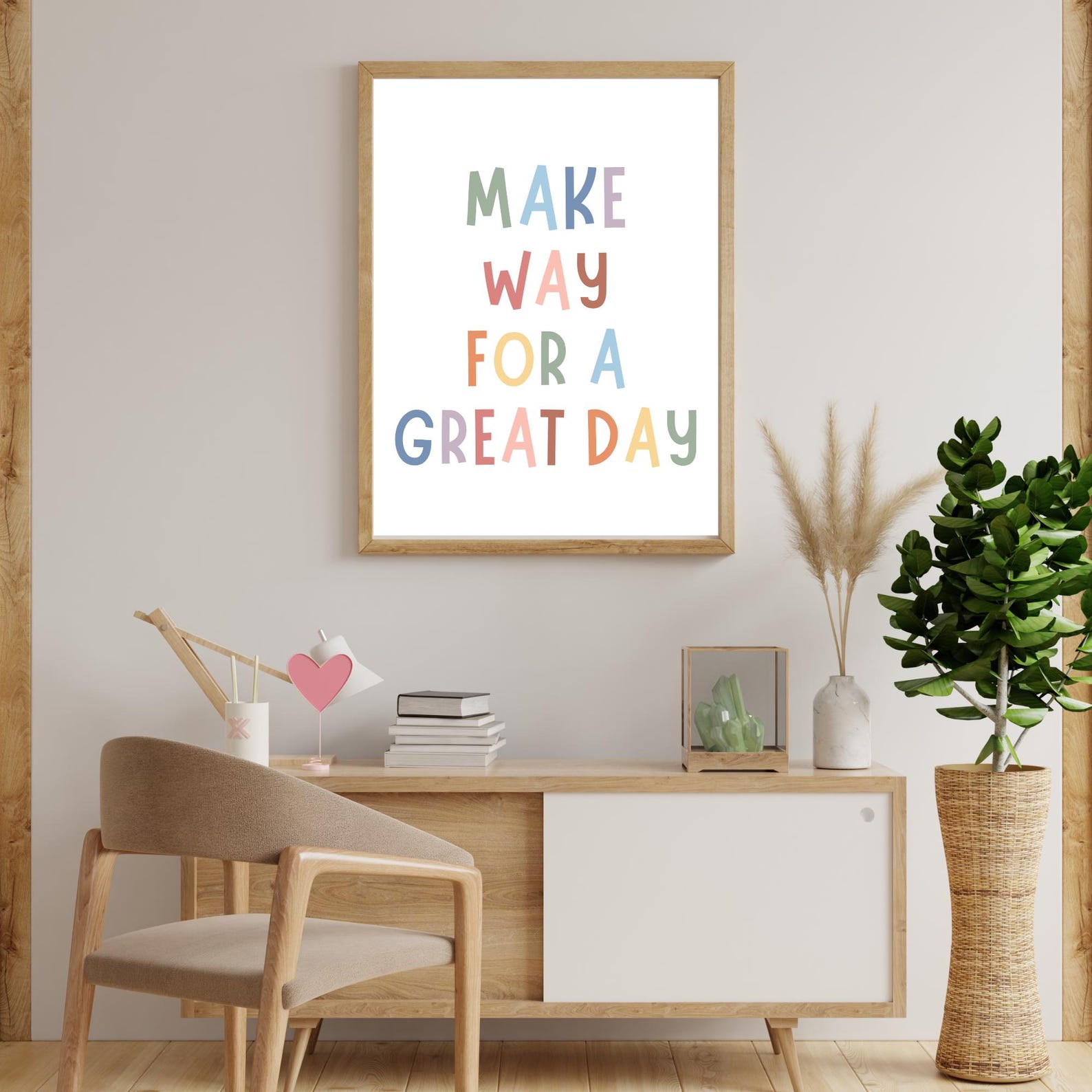 Make Way for a Great Day Poster, Playroom Poster, Playroom Decor ...