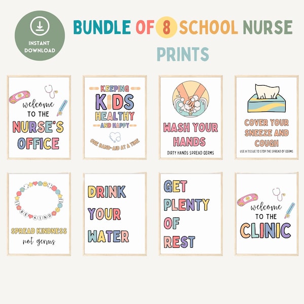 School Nurse Posters - Etsy
