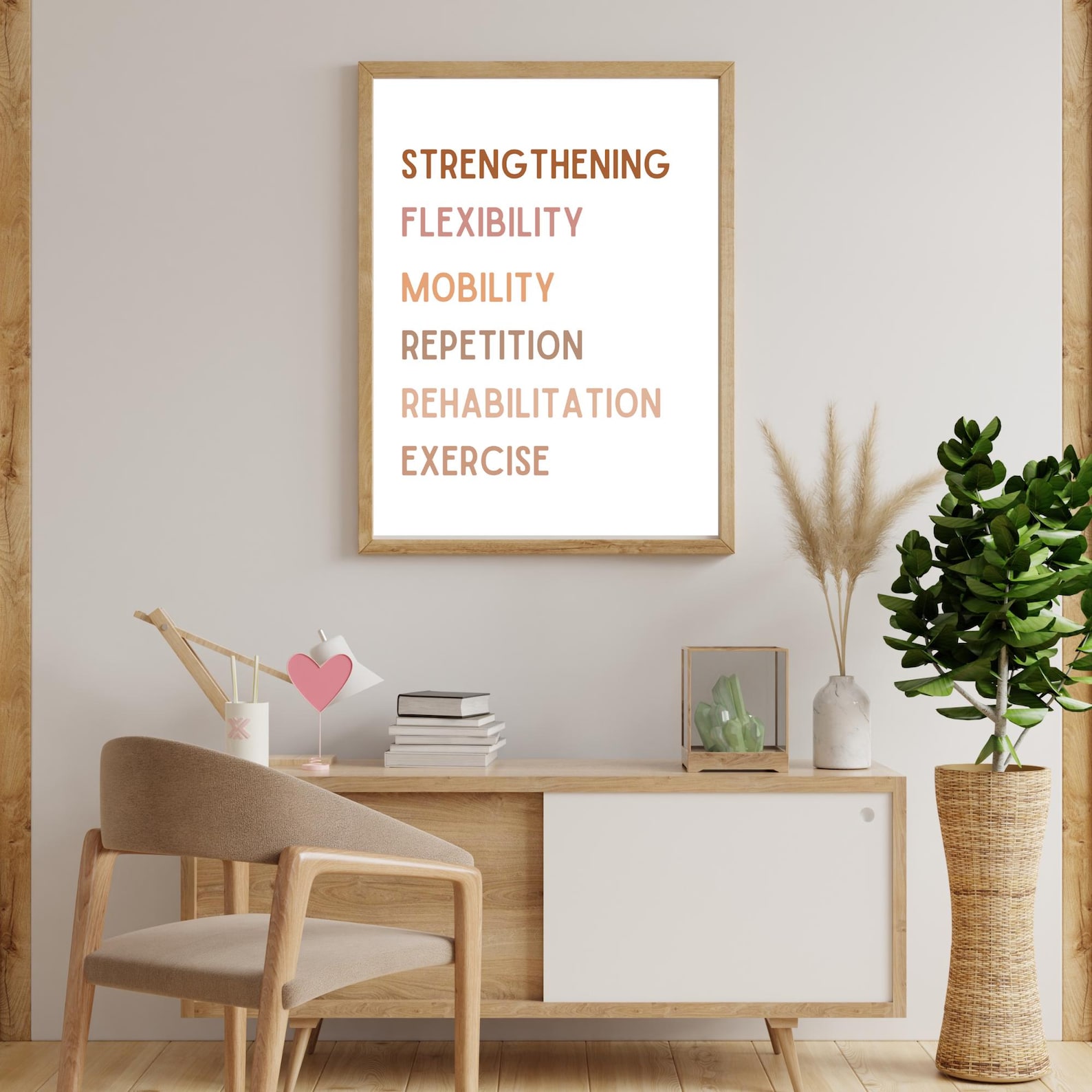 9 Boho Physical Therapy Posters, Physical Therapy Gifts, Physical ...