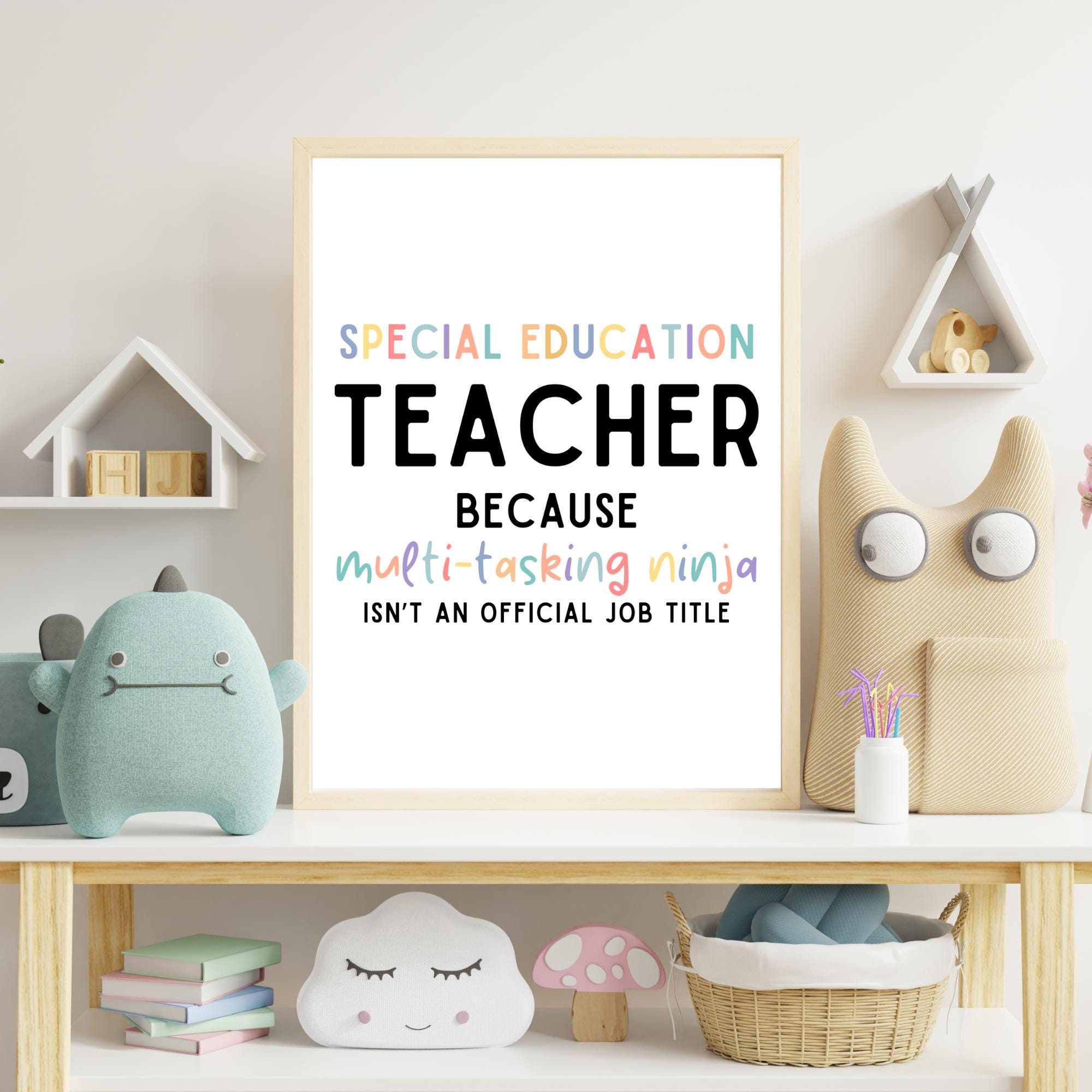 6 Special Education Posters, Special Education Teacher, SPED Team, SPED ...