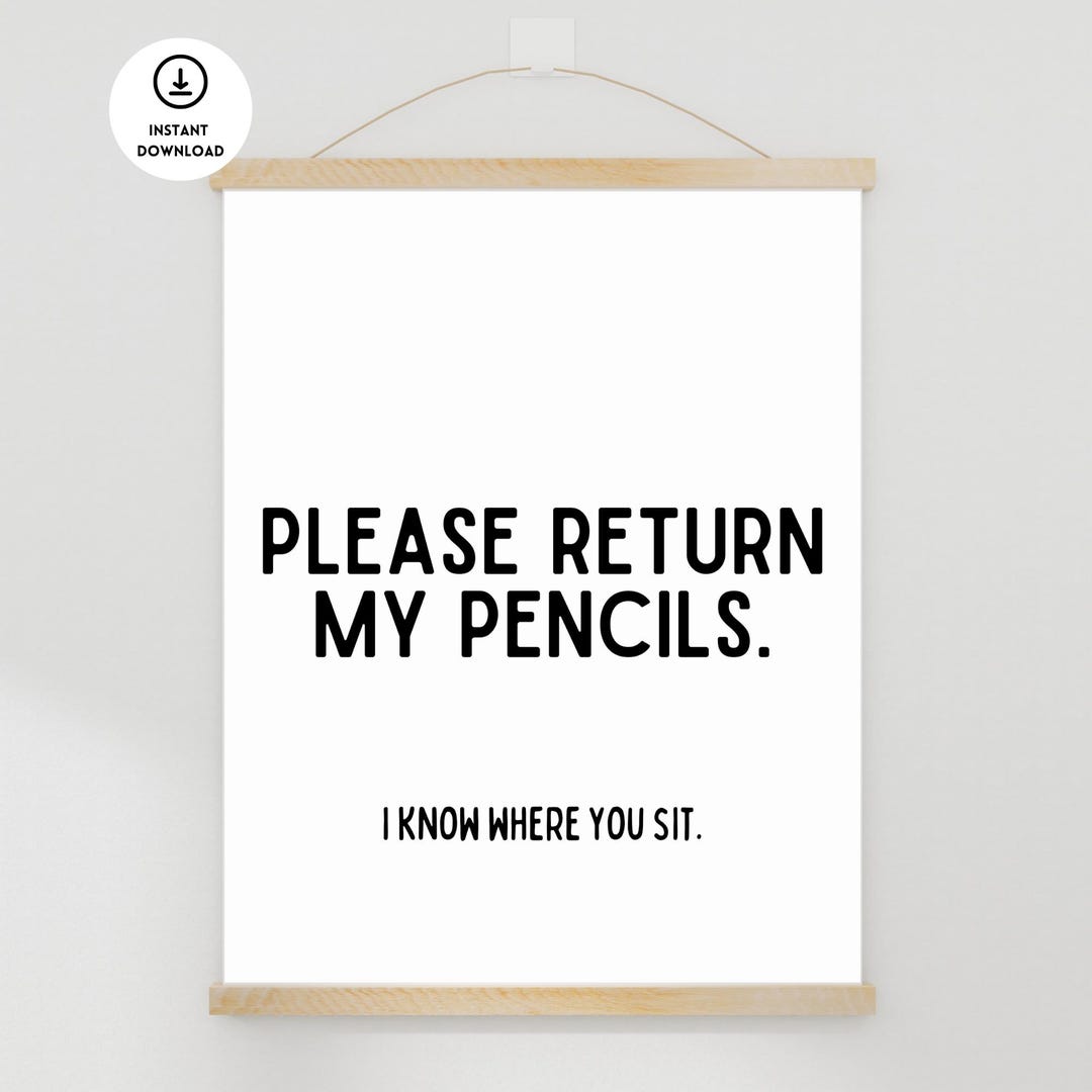 Funny Classroom Poster, Funny Class Rules Poster, Classroom Rules, Math ...