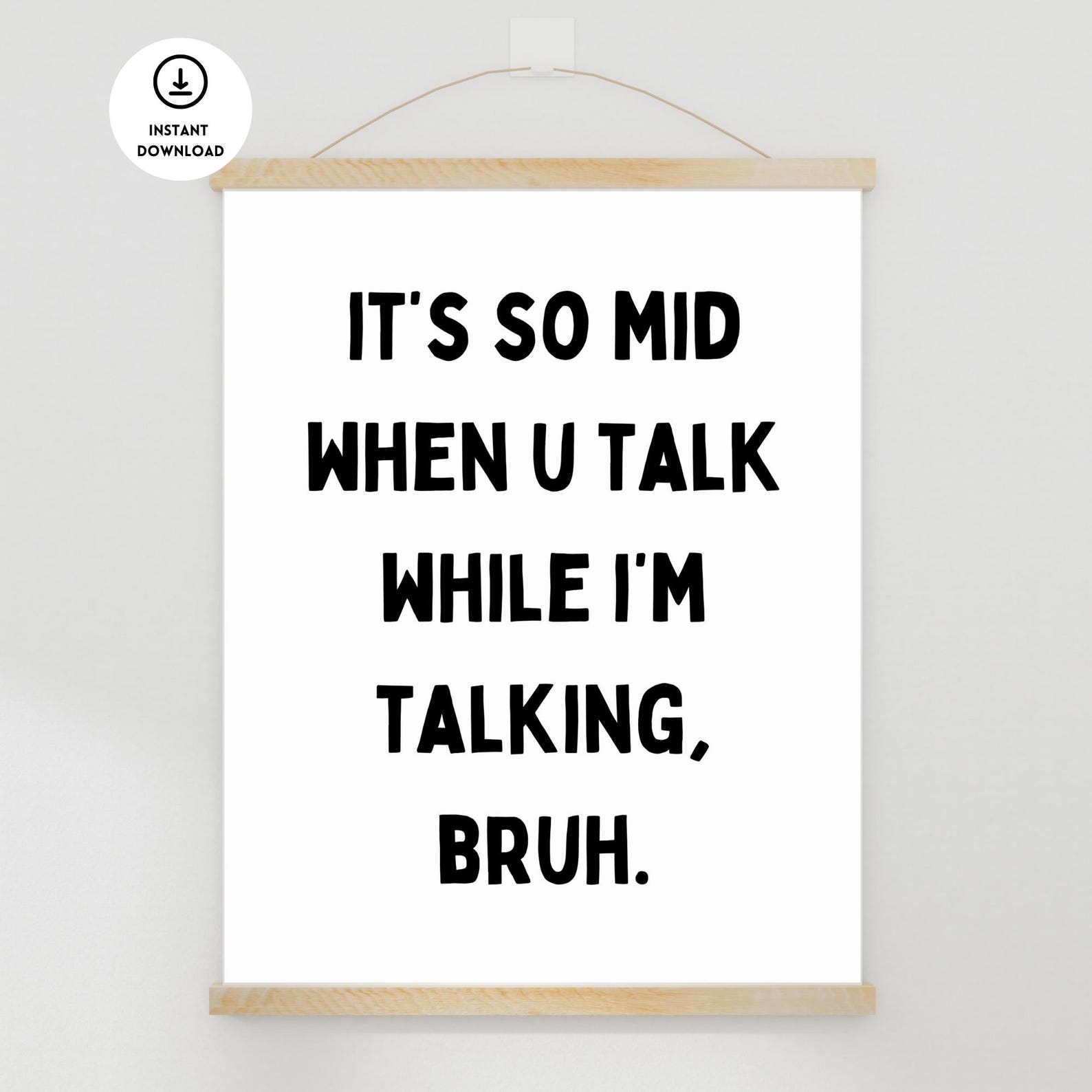 Funny Classroom Poster, Middle School Wall Art, Funny Classroom Rules ...