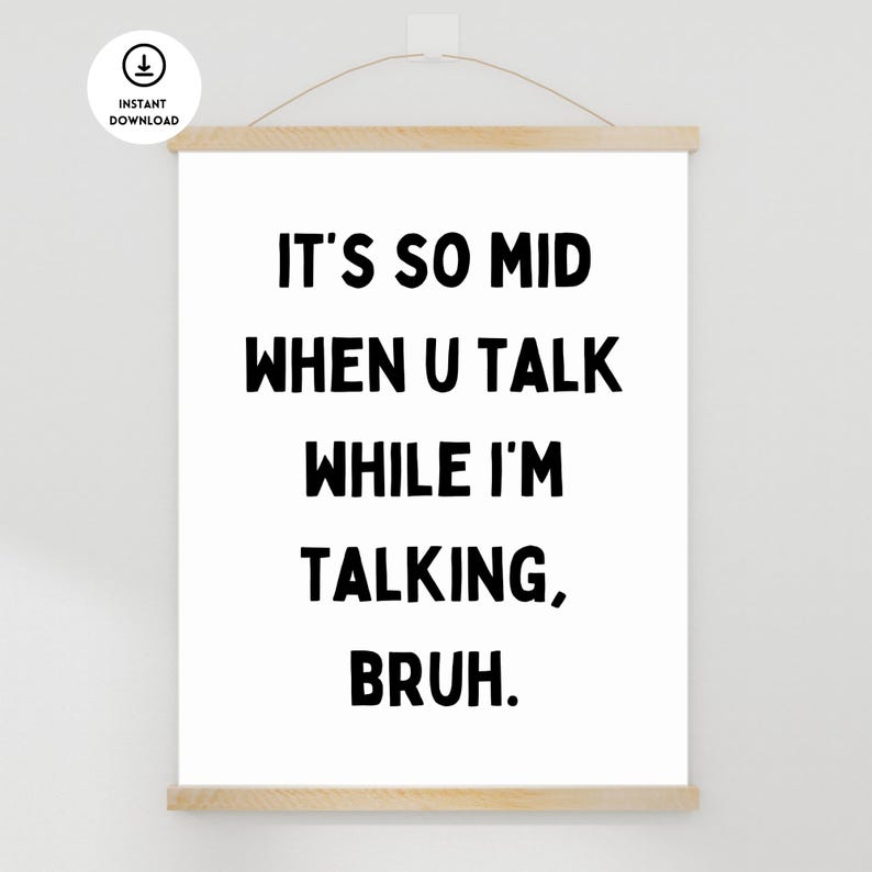 Funny Classroom Poster, Middle School Wall Art, Funny Classroom Rules ...