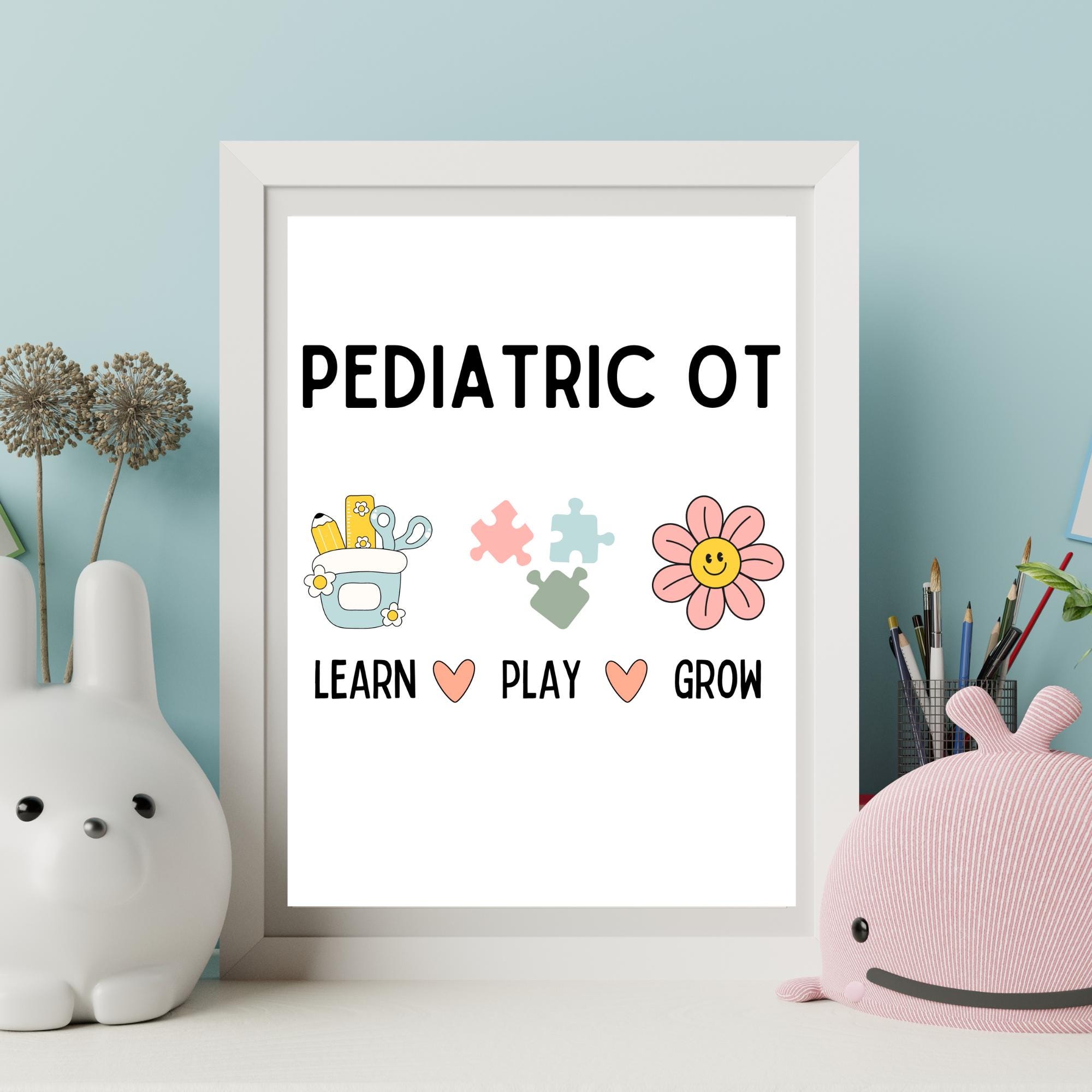 Pediatric Occupational Therapy Poster, Pediatric OT, Occupational ...