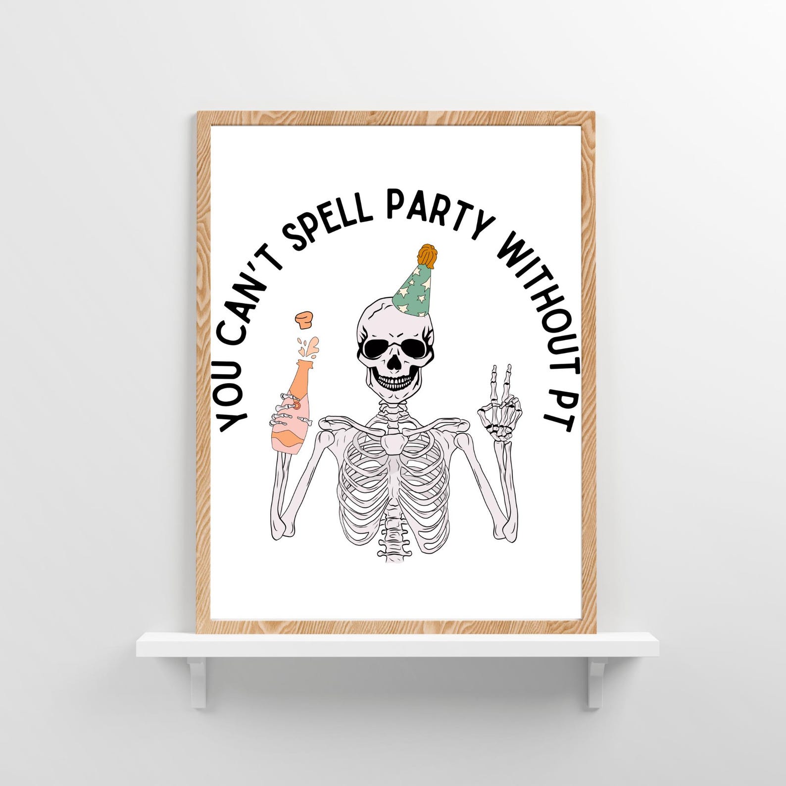 Funny Physical Therapy Poster, Halloween Physical Therapy, Physical ...