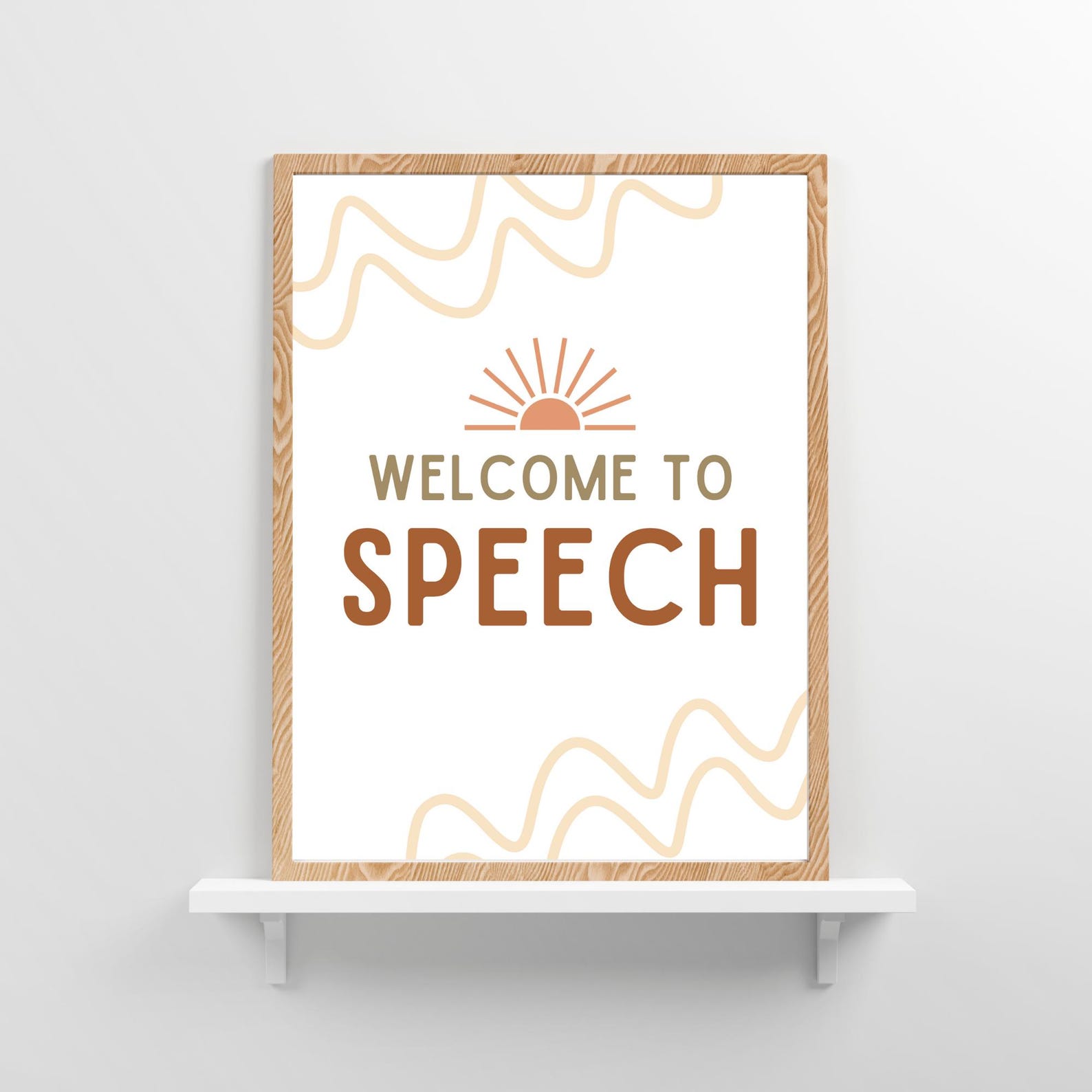 6 Boho Speech Room Posters, Speech Therapy Posters, Speech Classroom ...