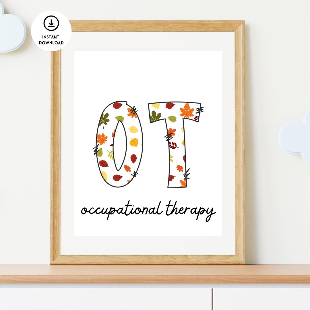 Fall Occupational Therapy Poster, Occupational Therapy, Occupational ...