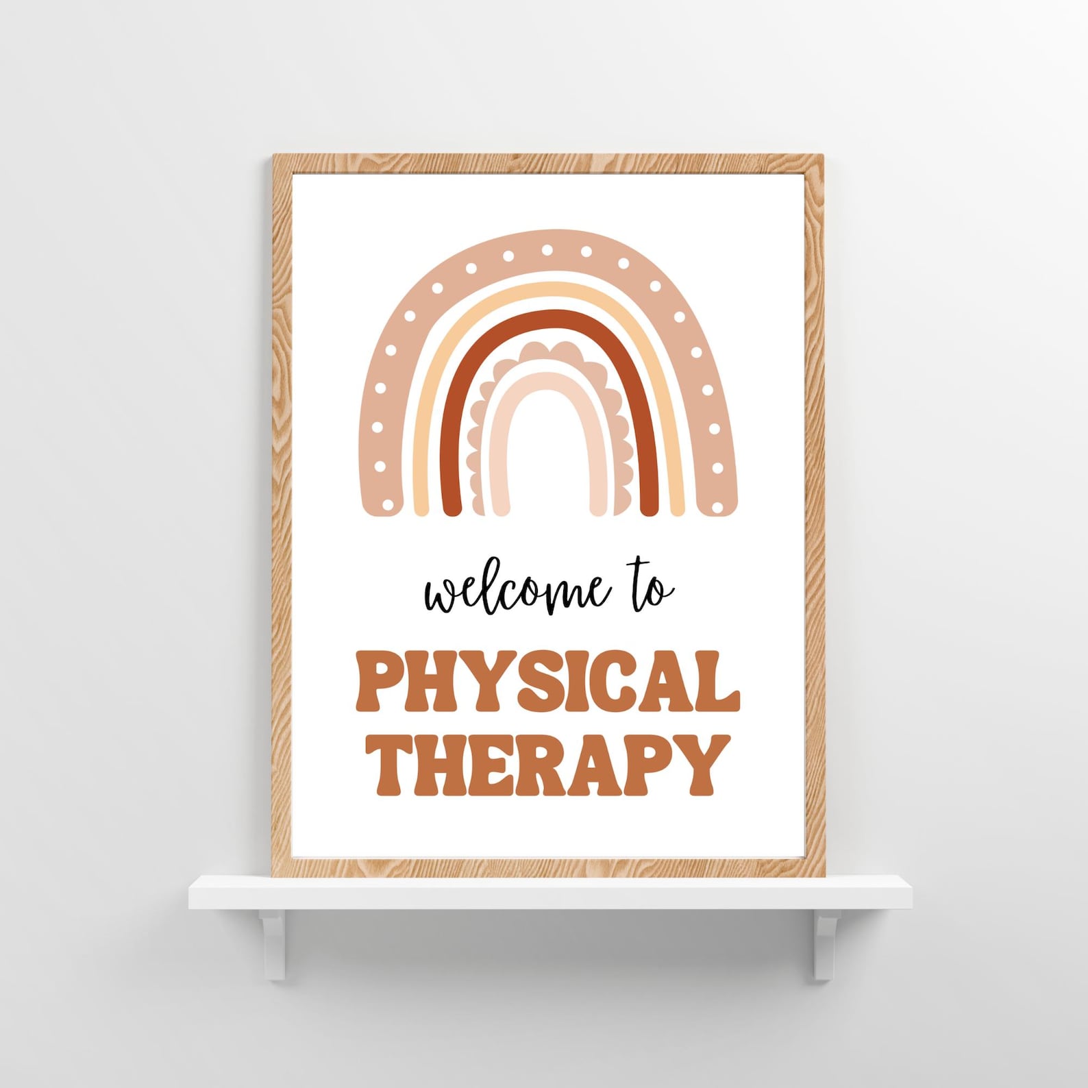 9 Boho Physical Therapy Posters, Physical Therapy Gifts, Physical ...