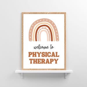 9 Boho Physical Therapy Posters, Physical Therapy Gifts, Physical ...