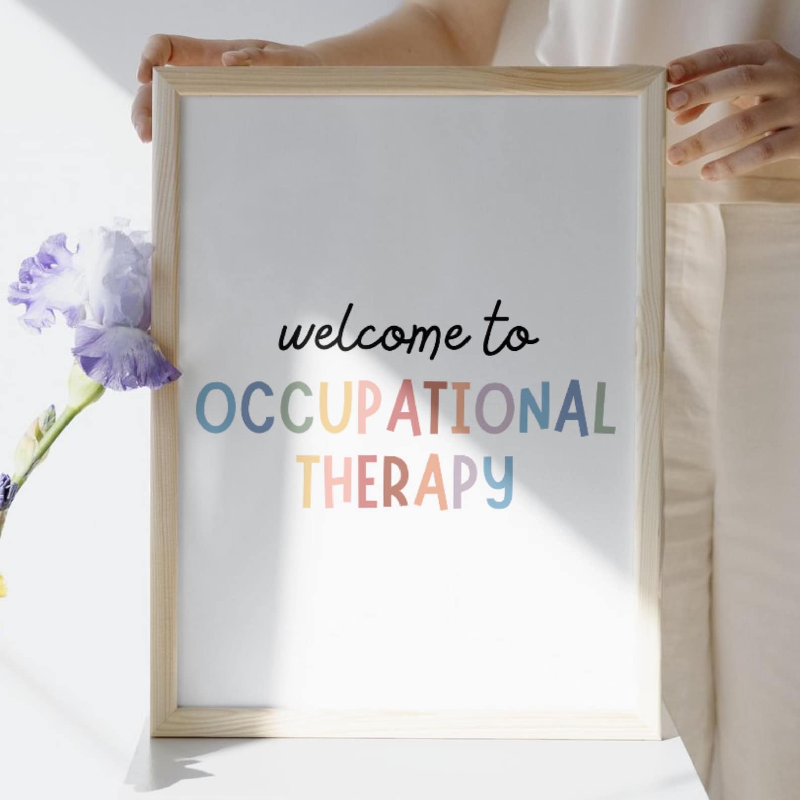 8 Occupational Therapy Posters, Occupational Therapy Room Decor ...