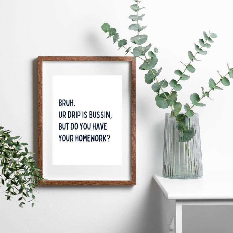 Funny Classroom Decor, Middle School Poster, High School Poster ...