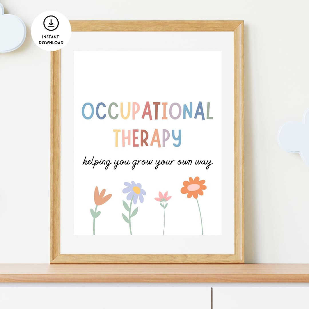 Occupational Therapy Poster, Occupational Therapy, Occupational Therapy ...