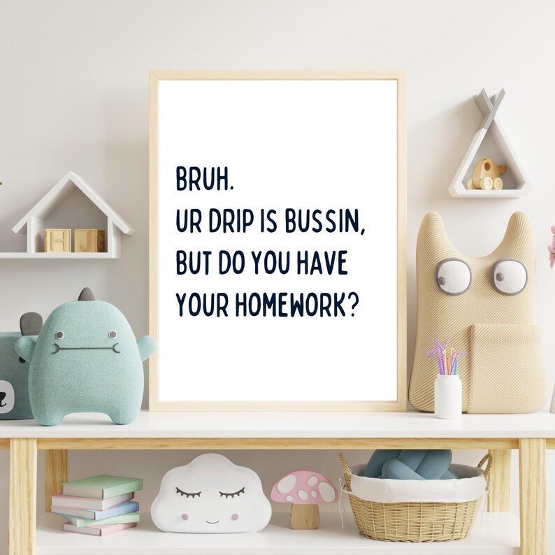 Funny Classroom Decor, Middle School Poster, High School Poster ...