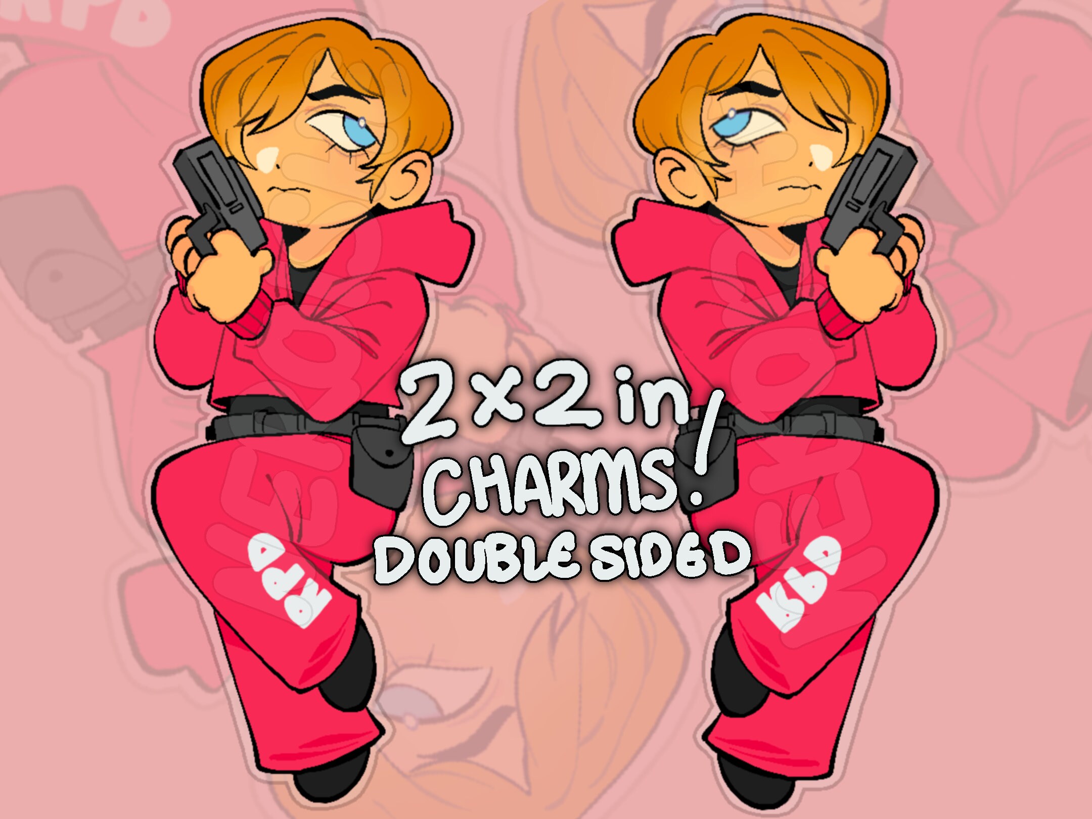 Resident Evil Leon Kennedy & Carlos X Y2K Charms PREORDER - Etsy