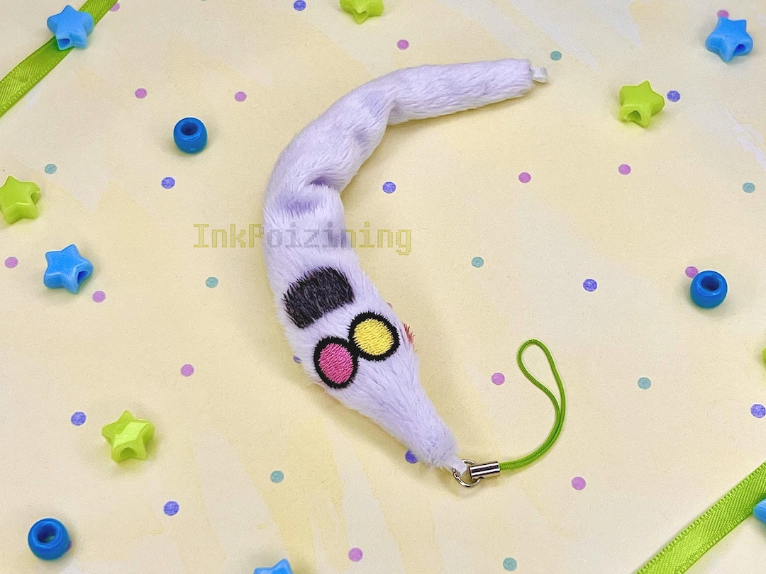 Spamton Deltarune Worm on A String Keychain and Bracelet - Etsy