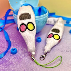 Spamton Deltarune Worm on A String Keychain and Bracelet - Etsy