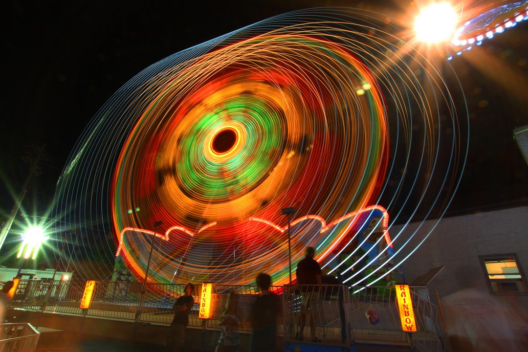 Download Printable Photo - Rainbow Wheel - Etsy