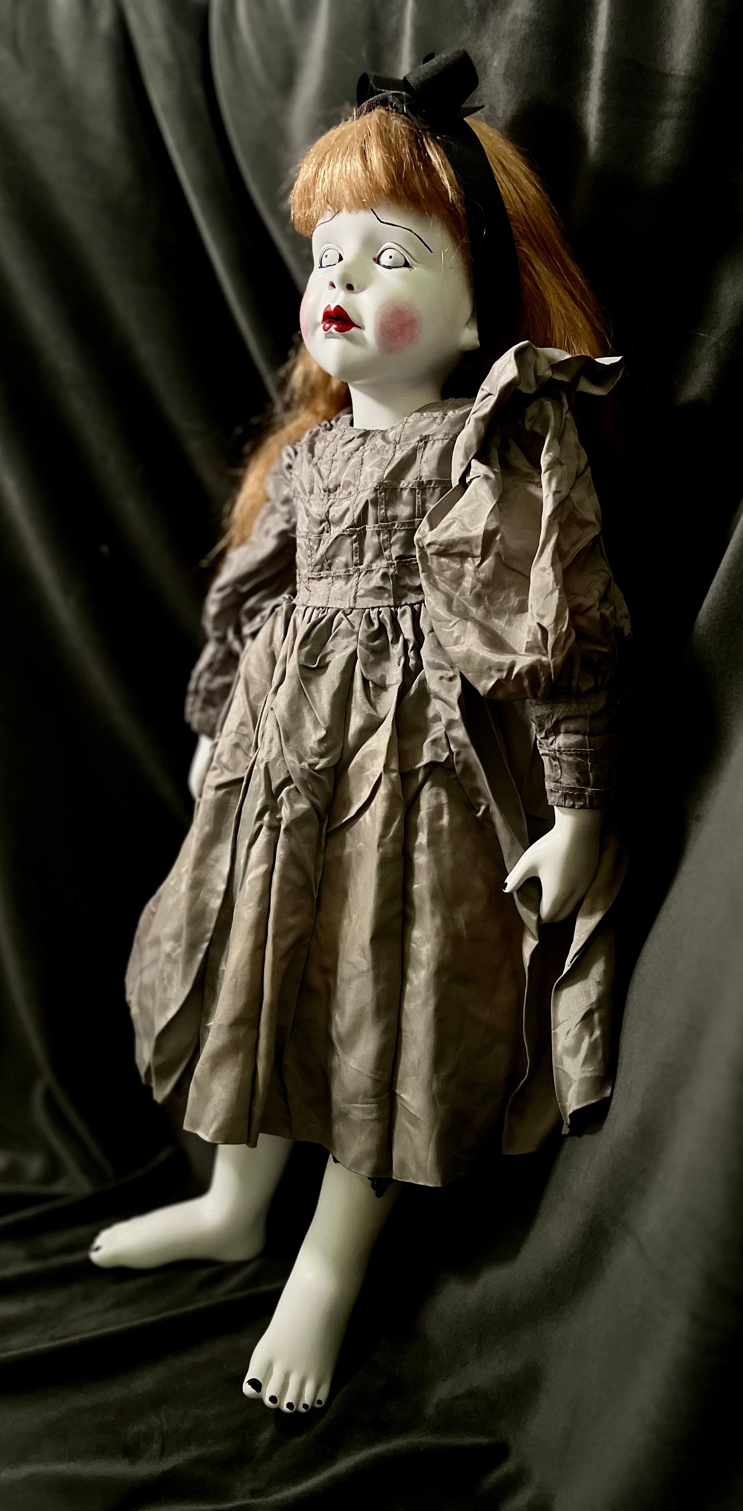 Creepy Spooky Goth Horror Doll - Etsy