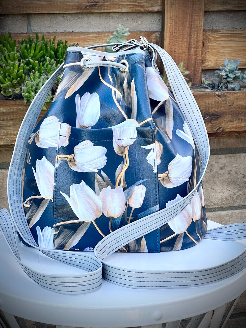 Krystal Convertible Bucket Bag - Etsy