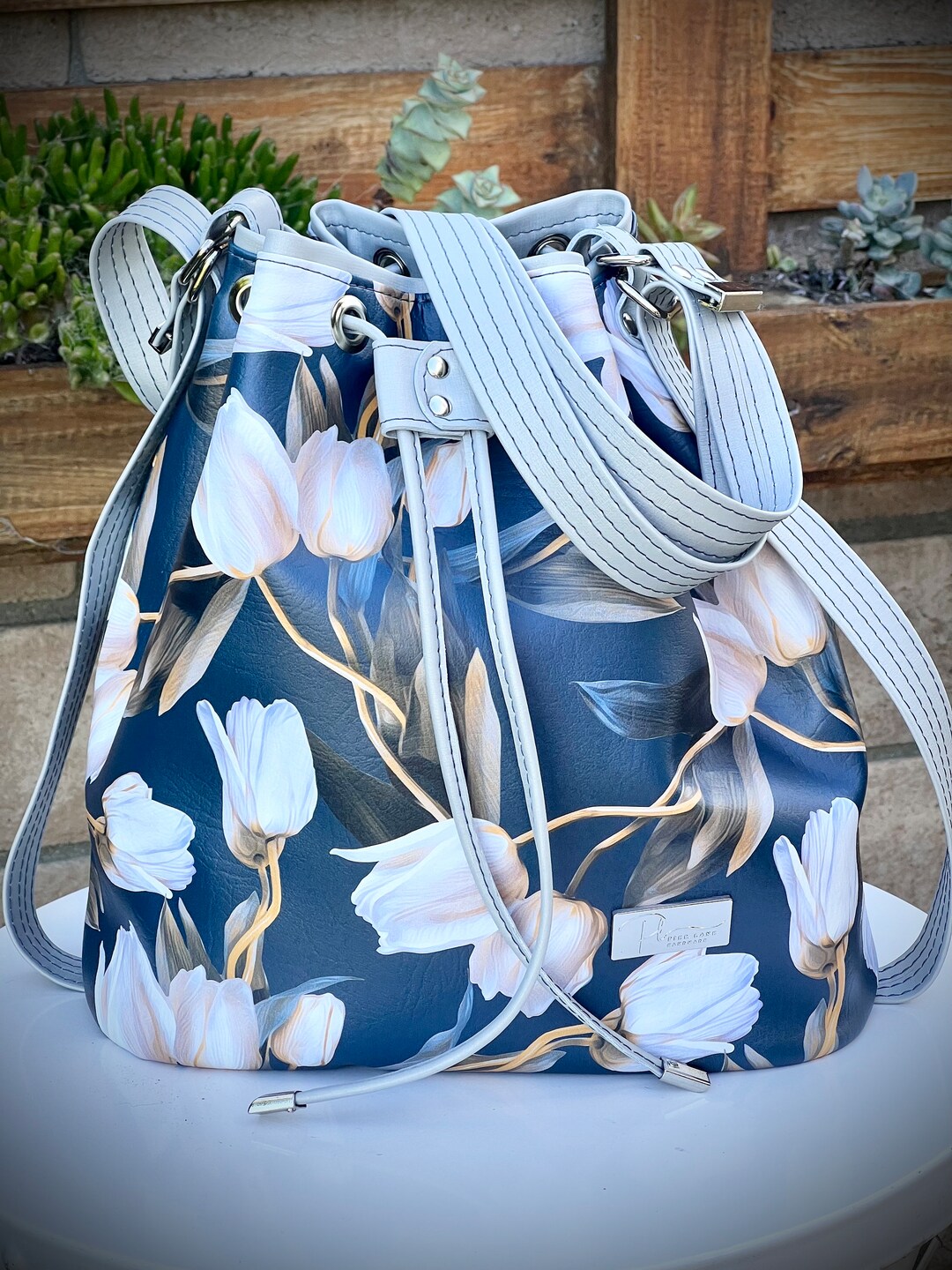 Krystal Convertible Bucket Bag - Etsy
