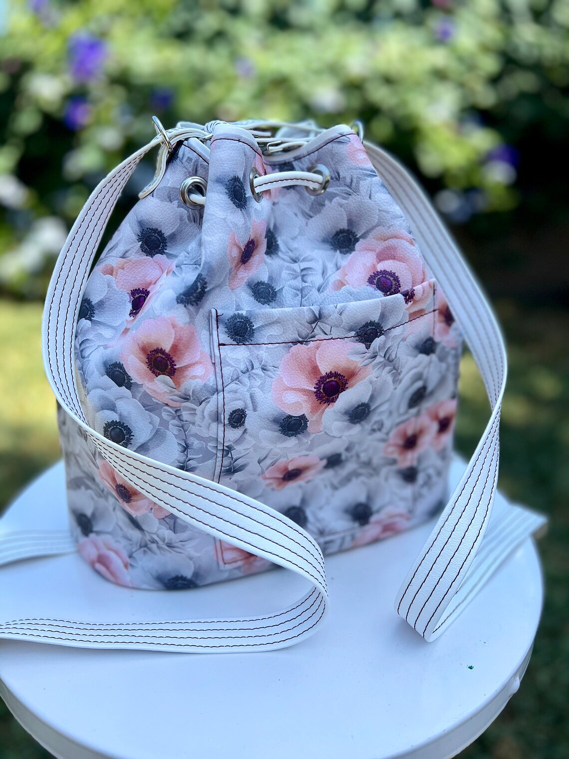 Krystal Convertible Bucket Bag - Etsy