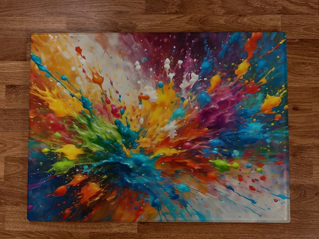 Paint Splash Glass Worktop Saver With Free Delivery - Etsy