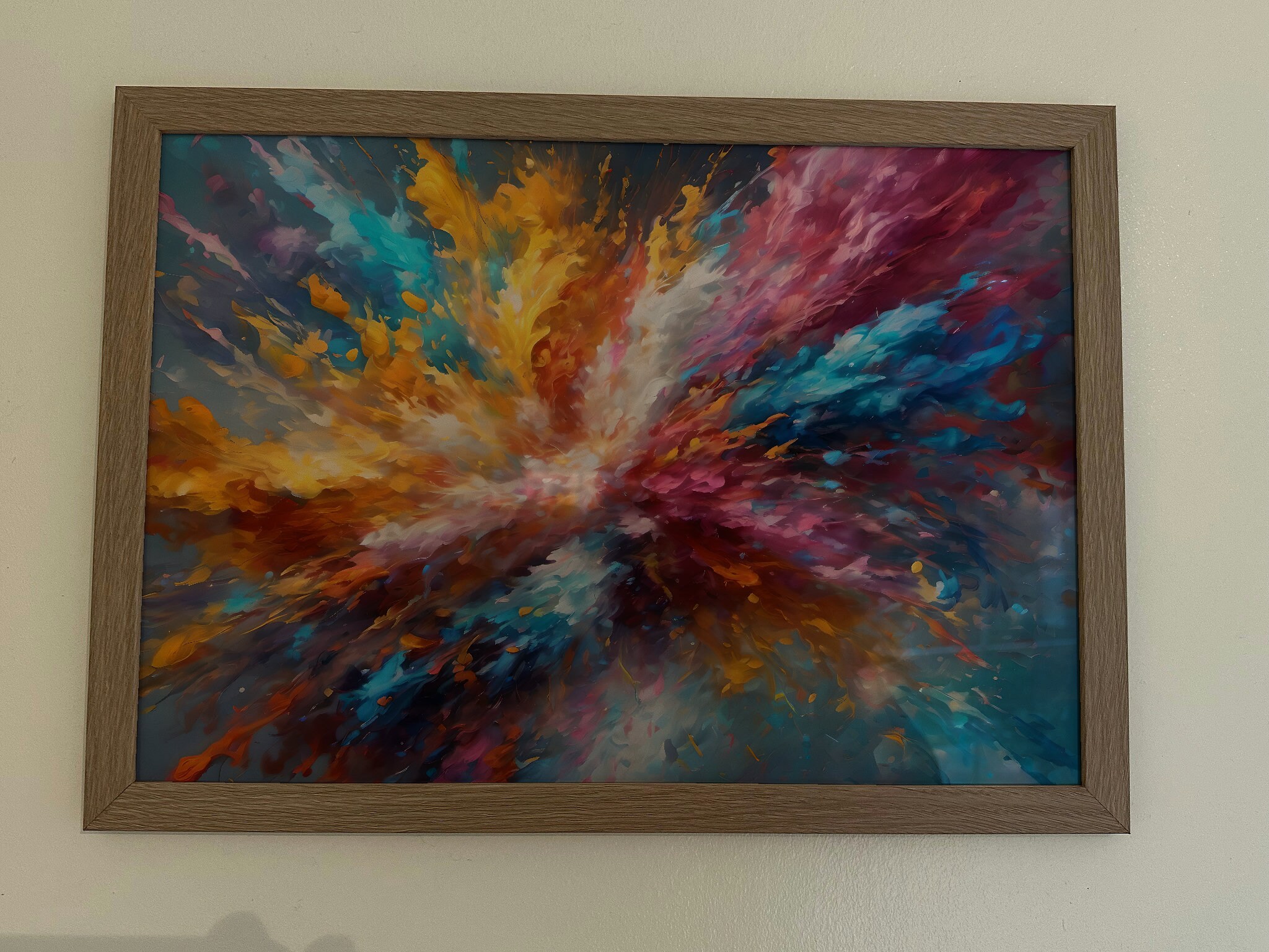 Paint Splash Wall Art With Instant Download - Etsy