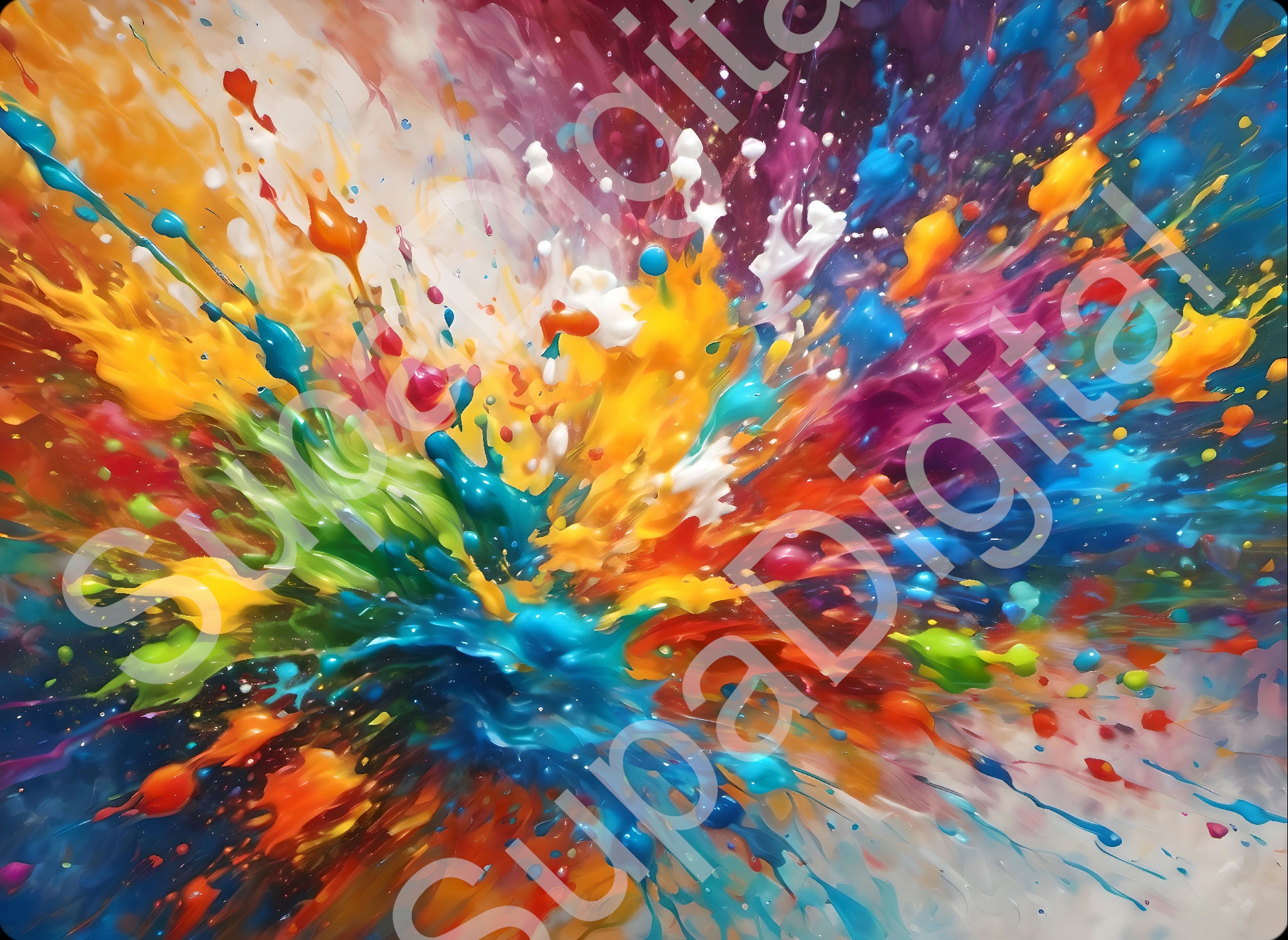 Paint Splash Glass Worktop Saver With Free Delivery - Etsy