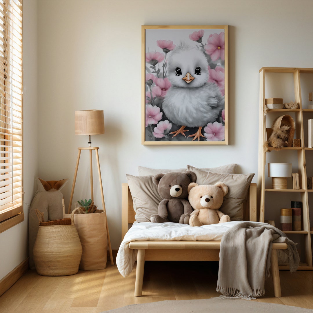 Nursery Chick Wall Art With Instant Download - Etsy