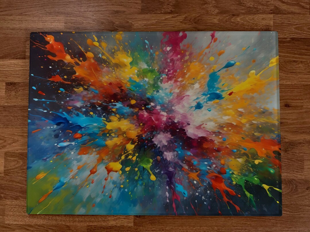 Paint Splash Glass Worktop Saver With Free Delivery! - Etsy