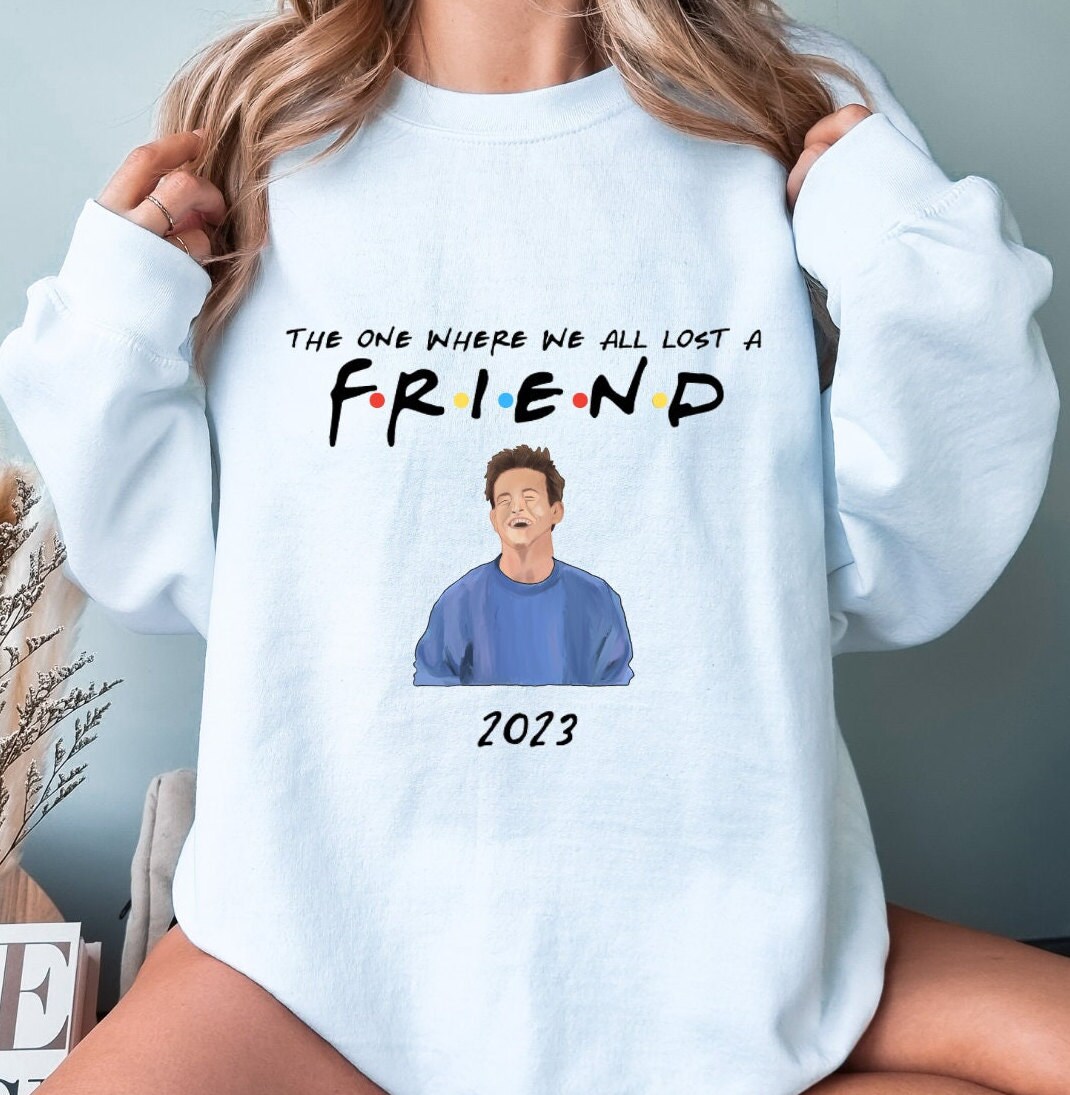 RIP Matthew Perry Hand Drawn the One Where We All Lost a - Etsy