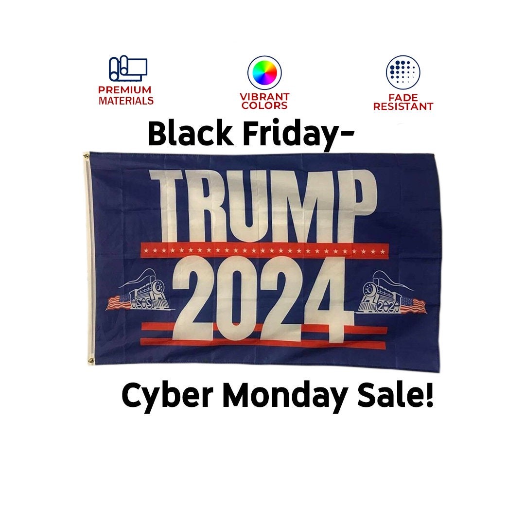 Flag Trump Train Trump 2024 Train Flag3x5 Banners Lets Go - Etsy