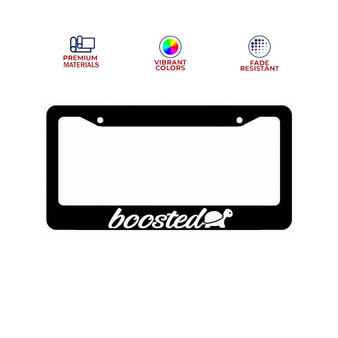 Boosted Turtle Frame License Plate Jdm License Frame FOR Car, Truck ...