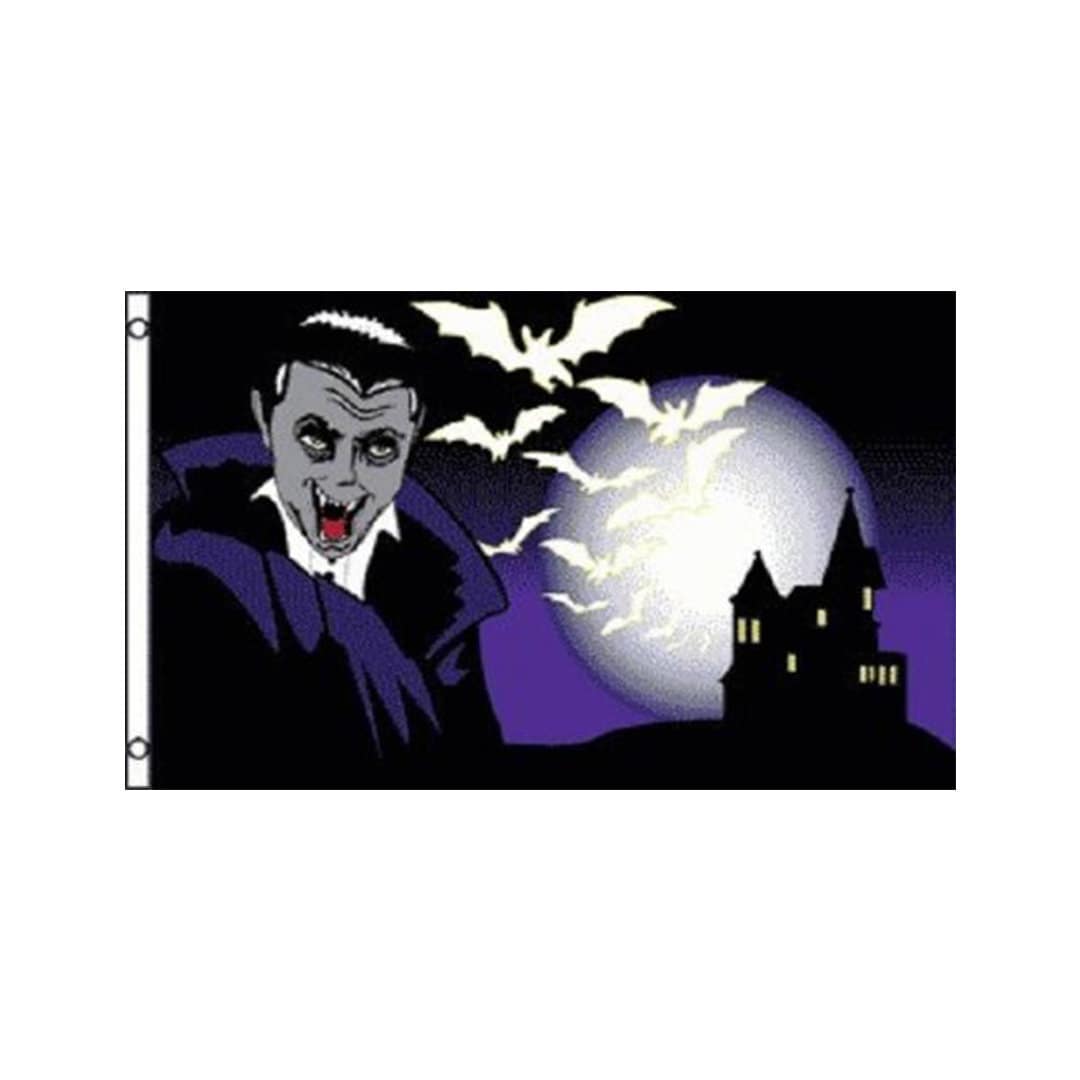 Flag Count Dracula Vampire Flag Bat Scary Garden3x5 Jack O - Etsy