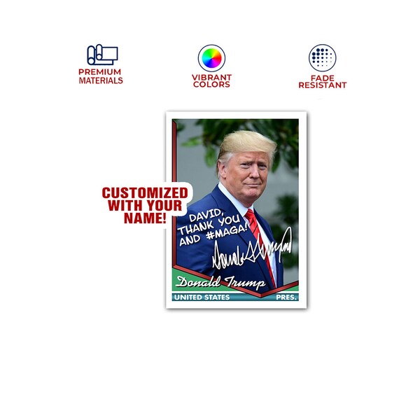 Donald Trump Signed - Etsy