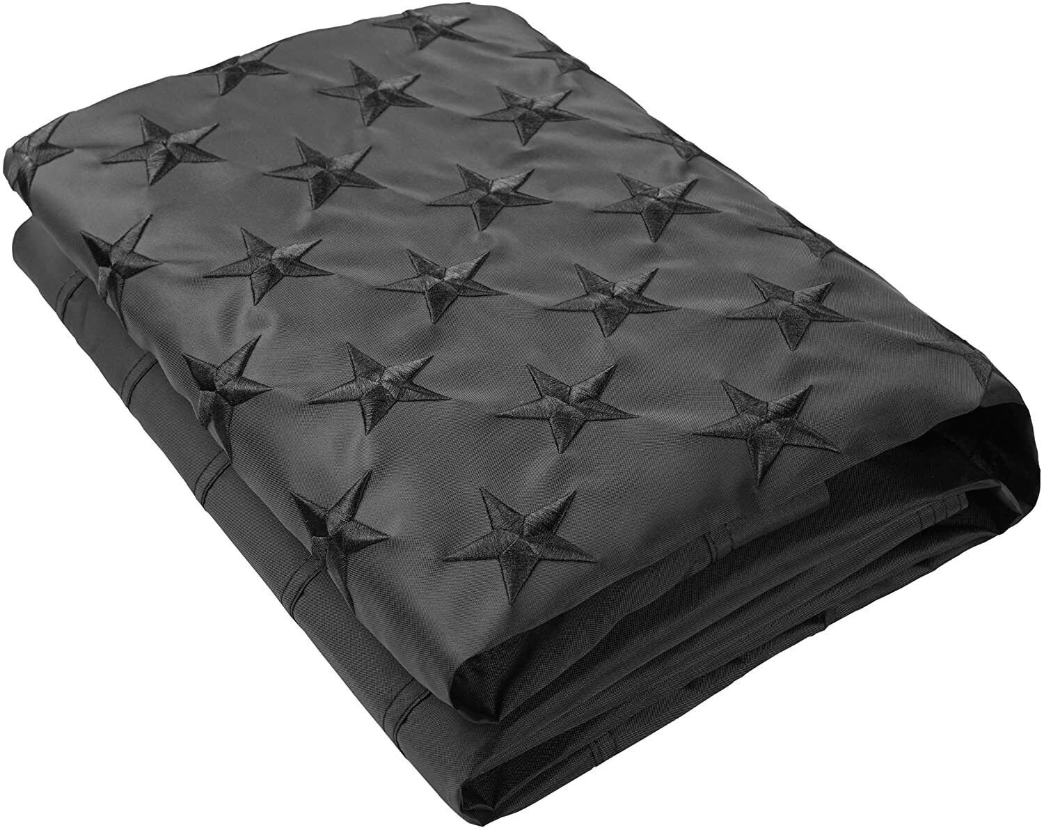 Flag Embroidered All Black American Flag 210D Quadruple Stitching Fly ...