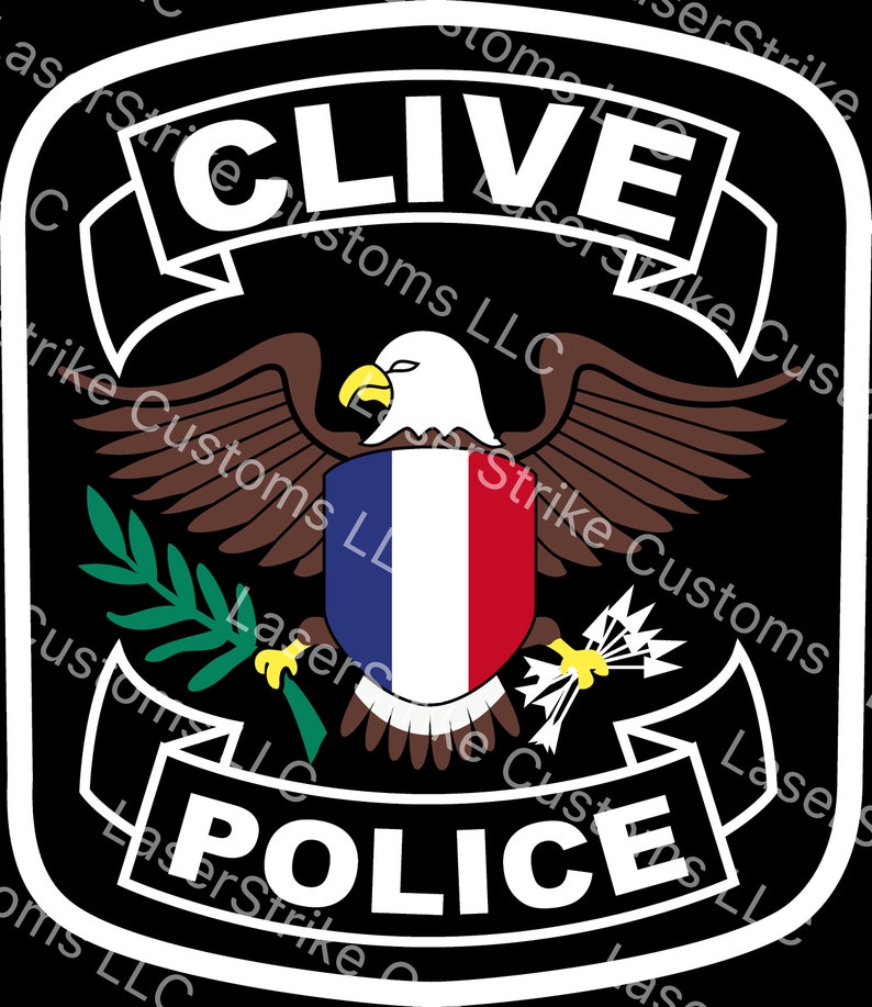 Clive Police Department SVG File - Etsy