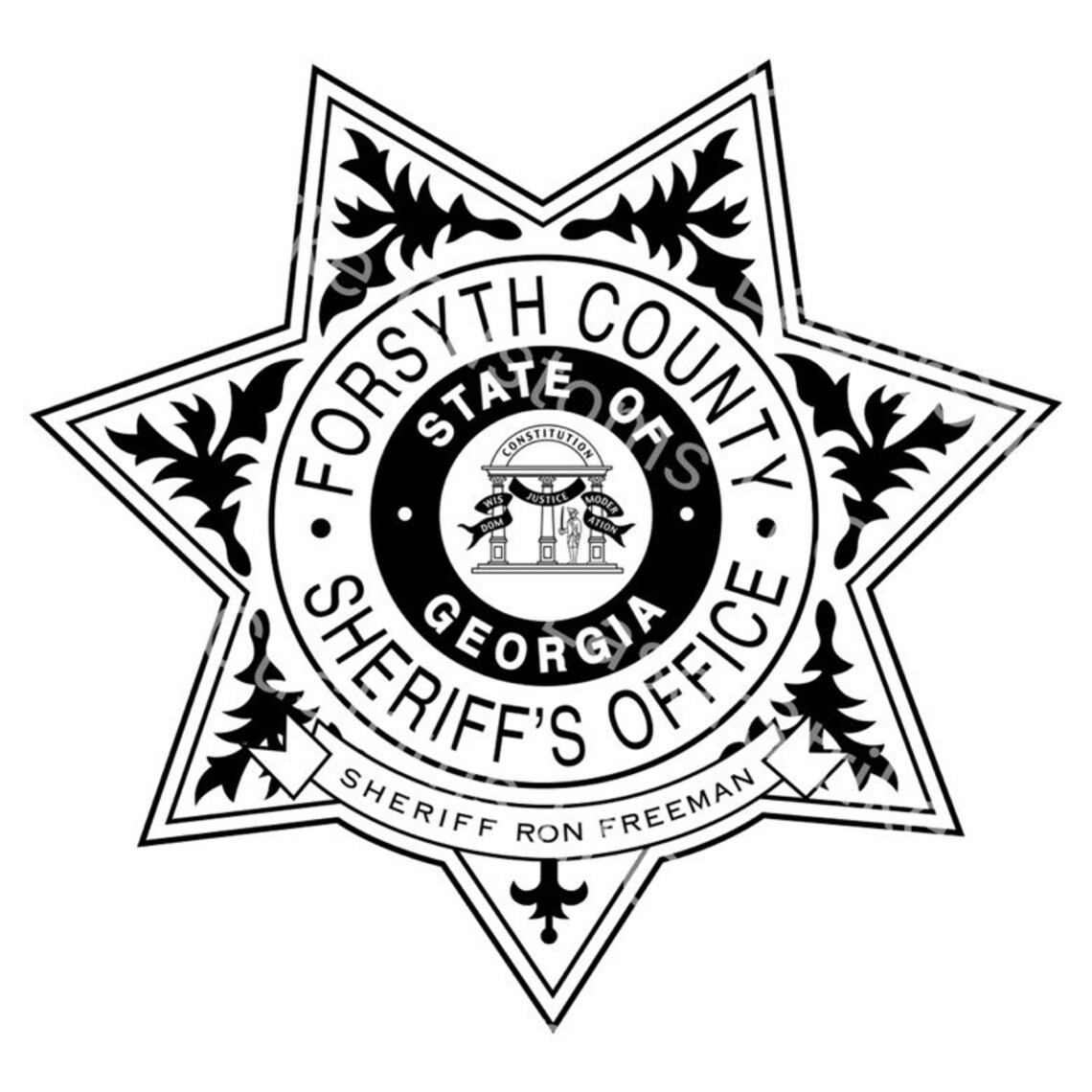 Forsyth County Sheriff's Office SVG - Etsy