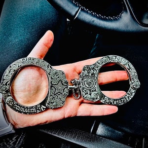 Custom Engraved Handcuffs - Etsy