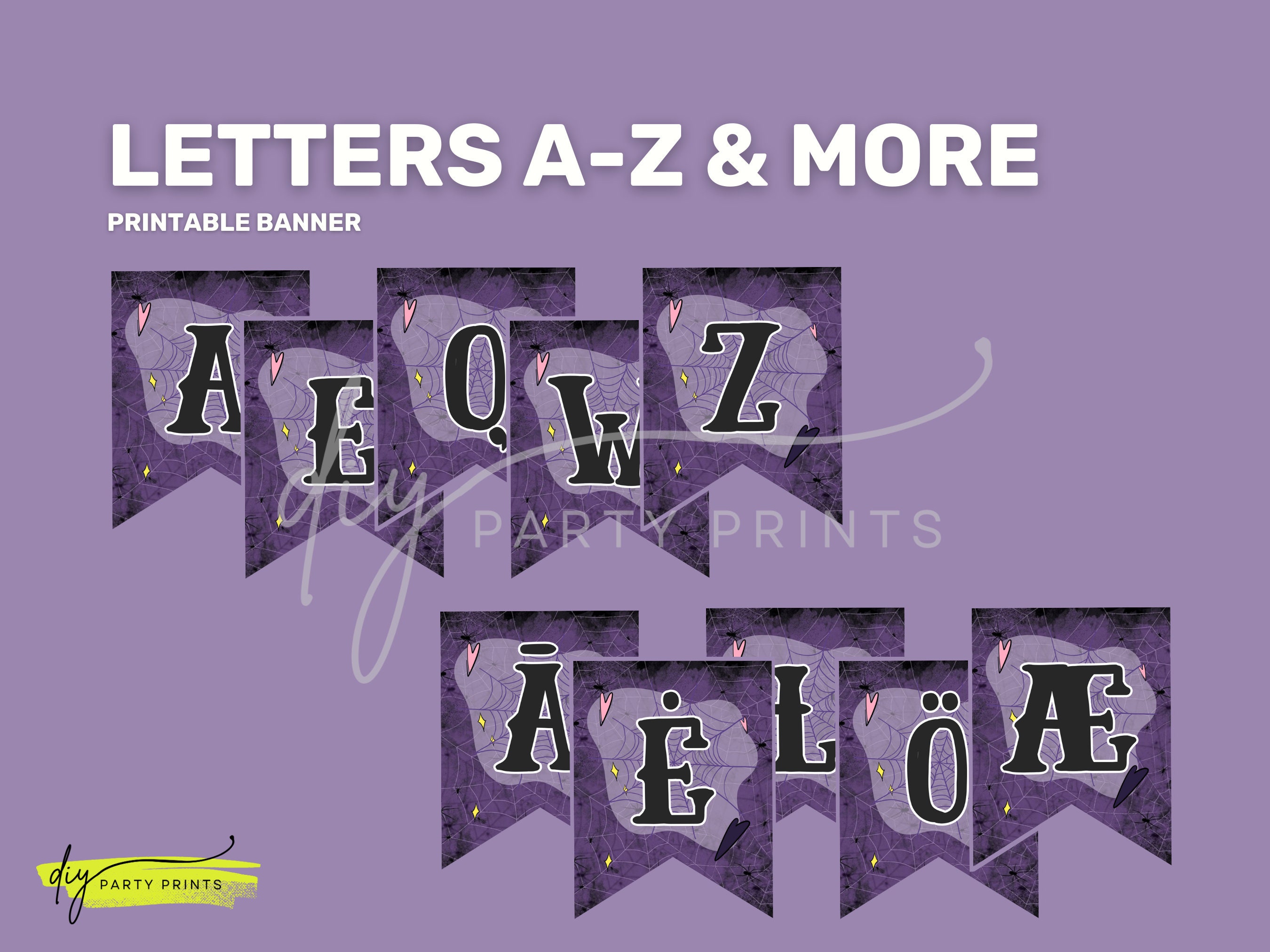 Digital Wednesday Addams Banner Birthday Party Party Decor - Etsy