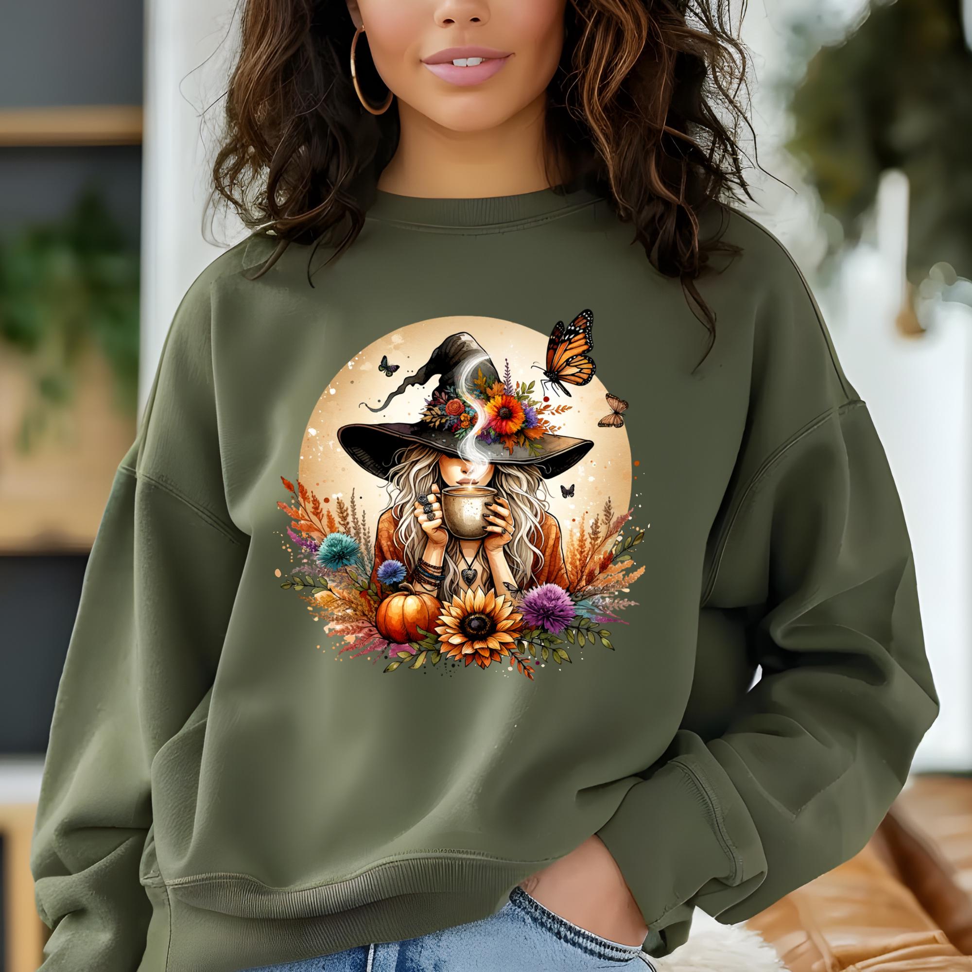 Fall Witchcraft Clipart PNG: Watercolor Wiccan, Zodiac & Autumn Designs ...