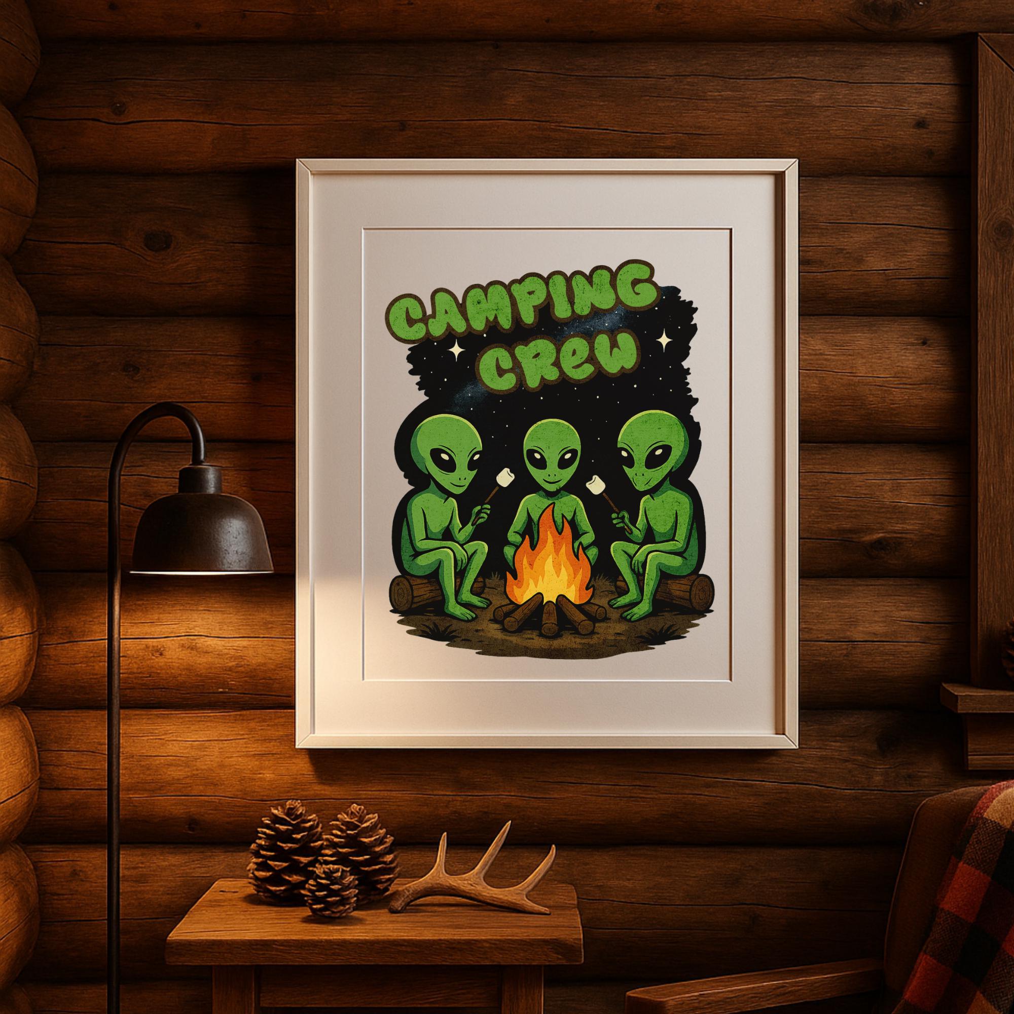 Camping PNG, Camping Crew Png, Alien Png, Alien Camping, Funny Camping ...