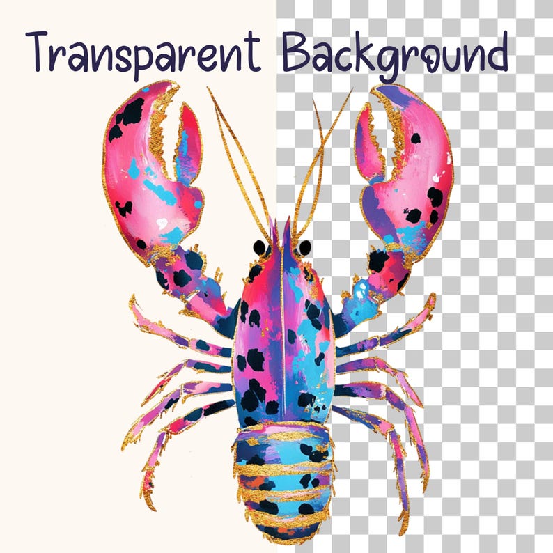 Nautical Clipart Bundle: Sailboat, Lobster, Whale Pngs, Digital ...