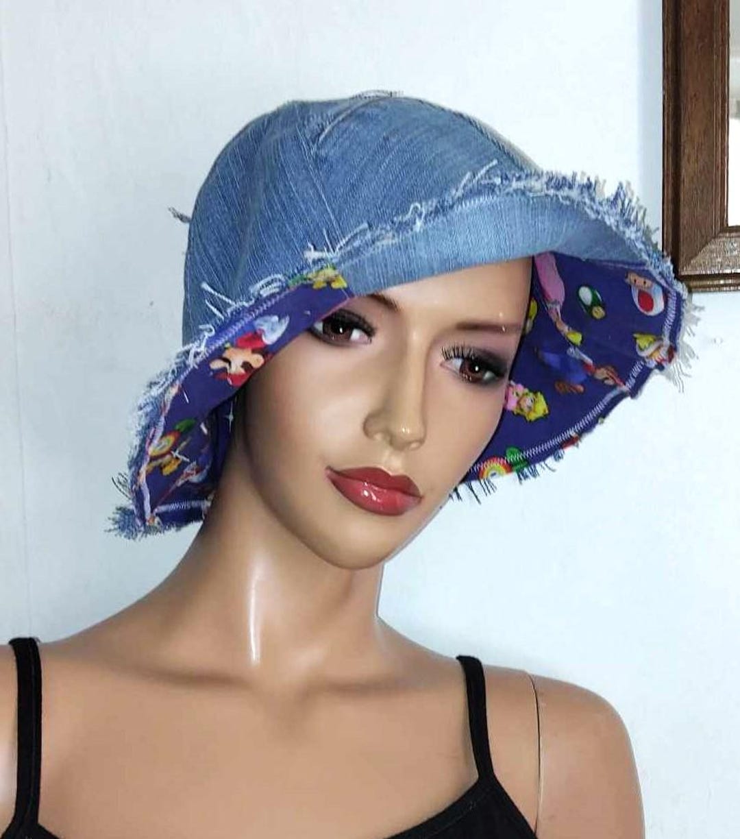 Nintendo Super Mario Princess Peach Tulip Bucket Blossom Floppy Hat ...