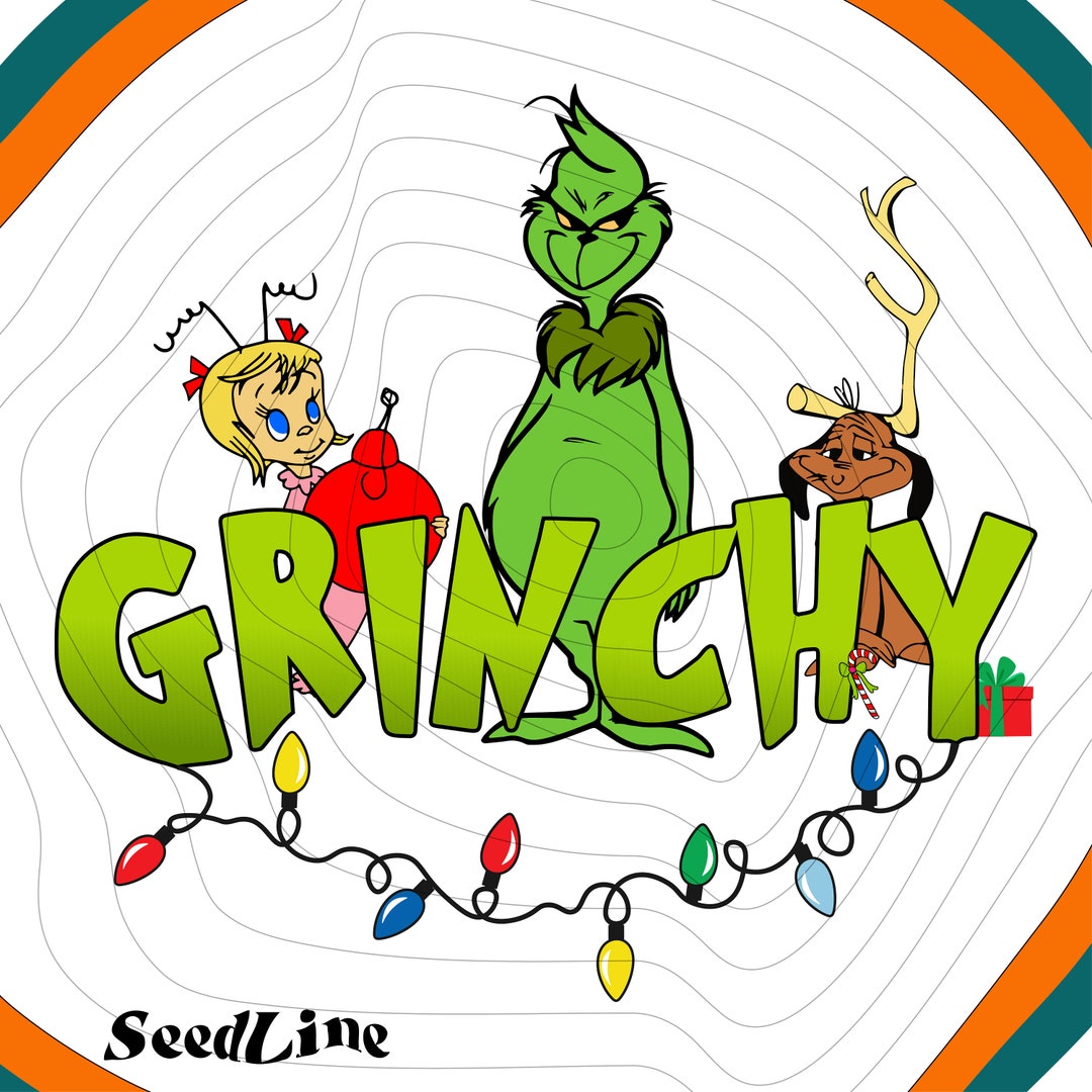 Retro Grinc Squad PNG, Retro Christmas Png, Christmas Png, Merry ...