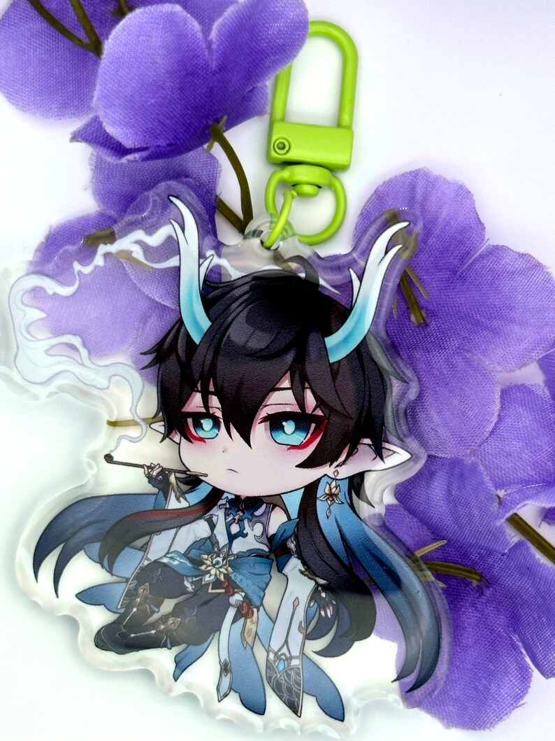 Honkai: Star Rail Dan Heng Imbibitor Lunae Acryl Keychain - Etsy Australia