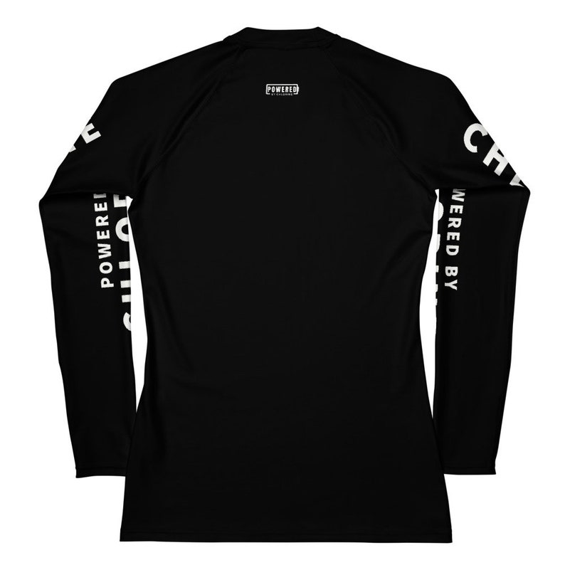 Powered by Chlorine Womens Rash Guard Sun Safe UV Protection for Girls ...