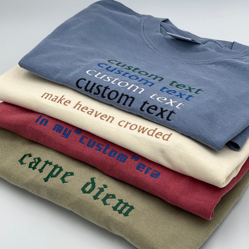 Custom Embroidered Shirt for Women - Etsy