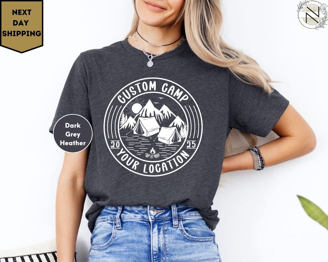 Custom Camp Shirt, Camp Life Shirt, Camping Friend Gift, Summer Camp ...