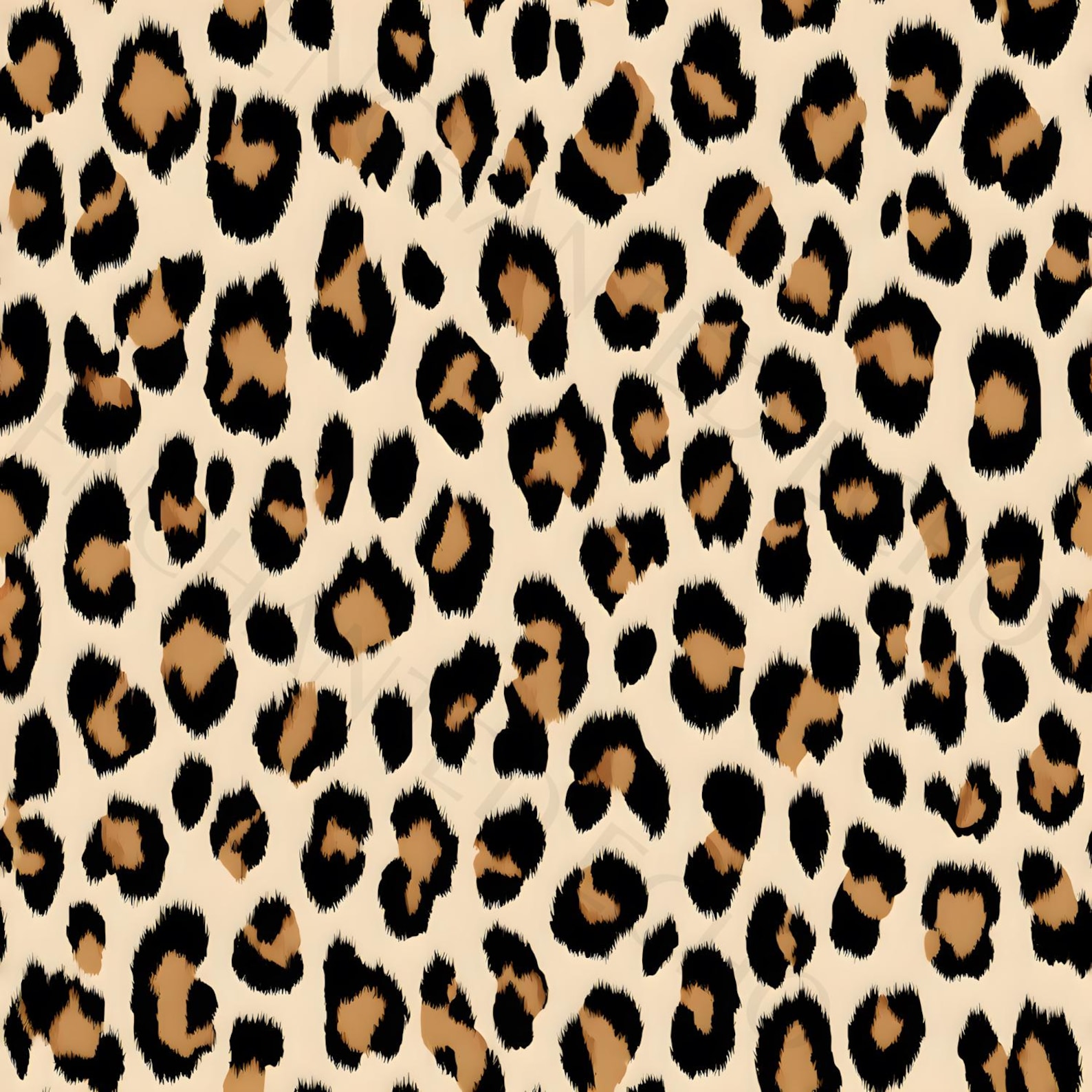 Leopard Print Seamless Pattern Leopard Print Digital Wallpaper Leopard ...